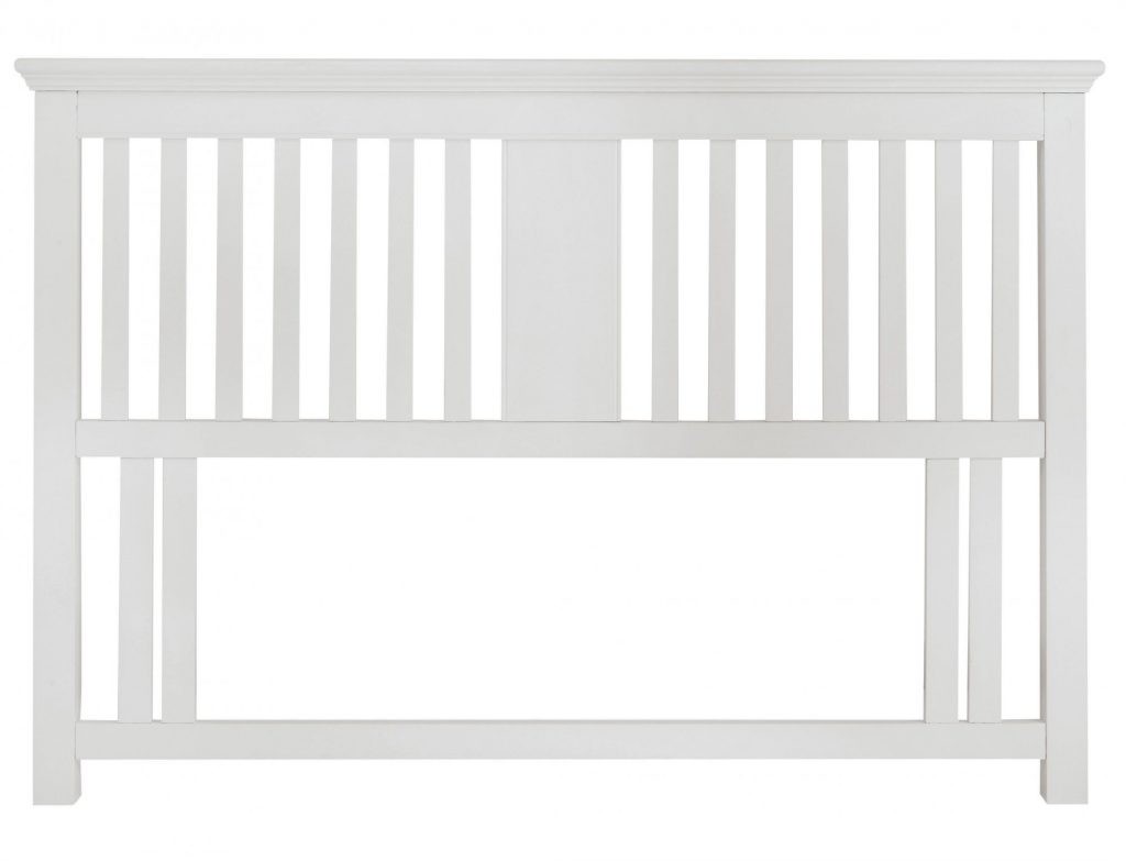 Hampstead White Slatted Headboard - Morgan Doyles