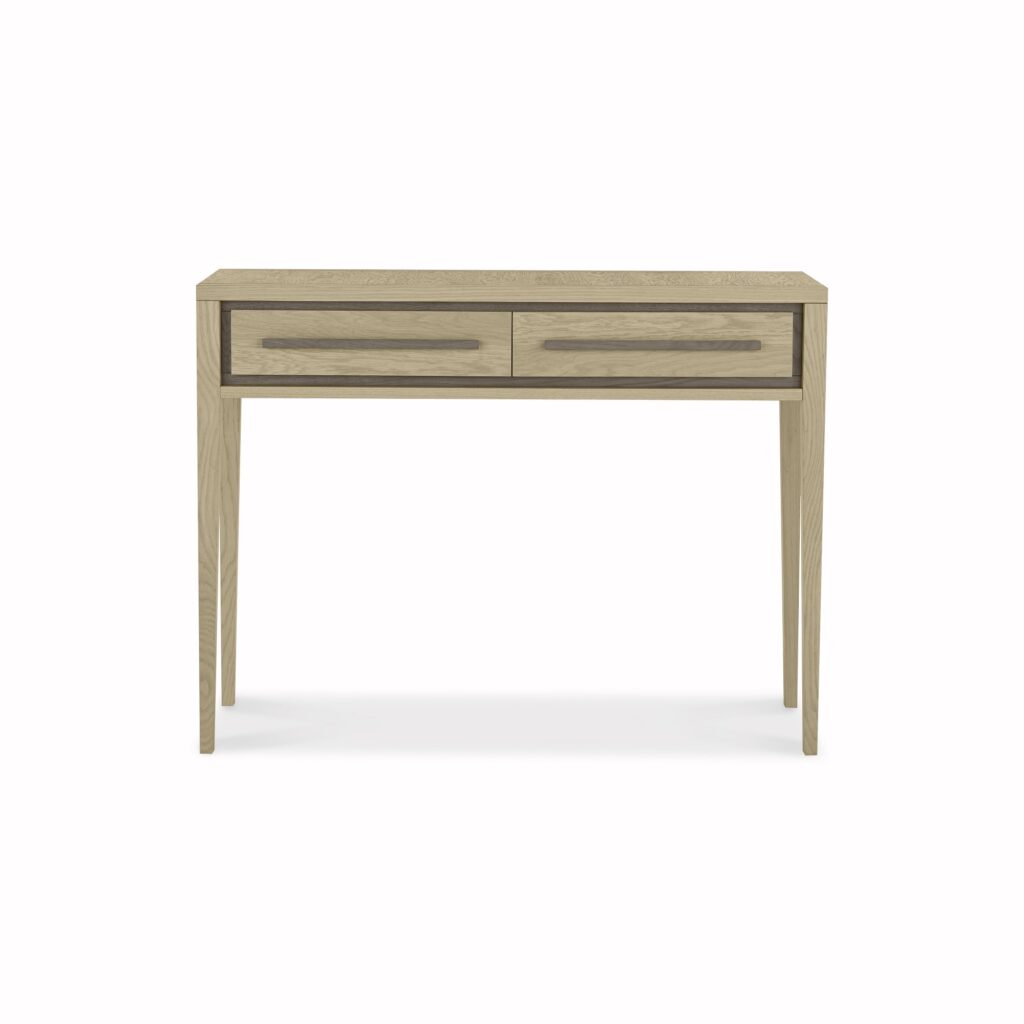 Rimini Aged Oak & Weathered Oak Dressing Table - Morgan Doyles