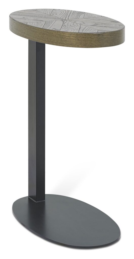 Ellipse Fumed Oak Sofa Table - Morgan Doyles