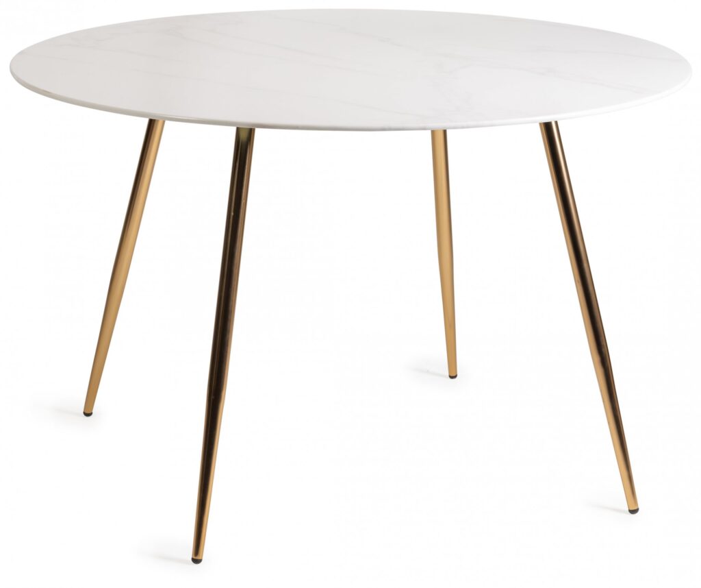 Francesca Dining Table with Gold Legs - Morgan Doyles