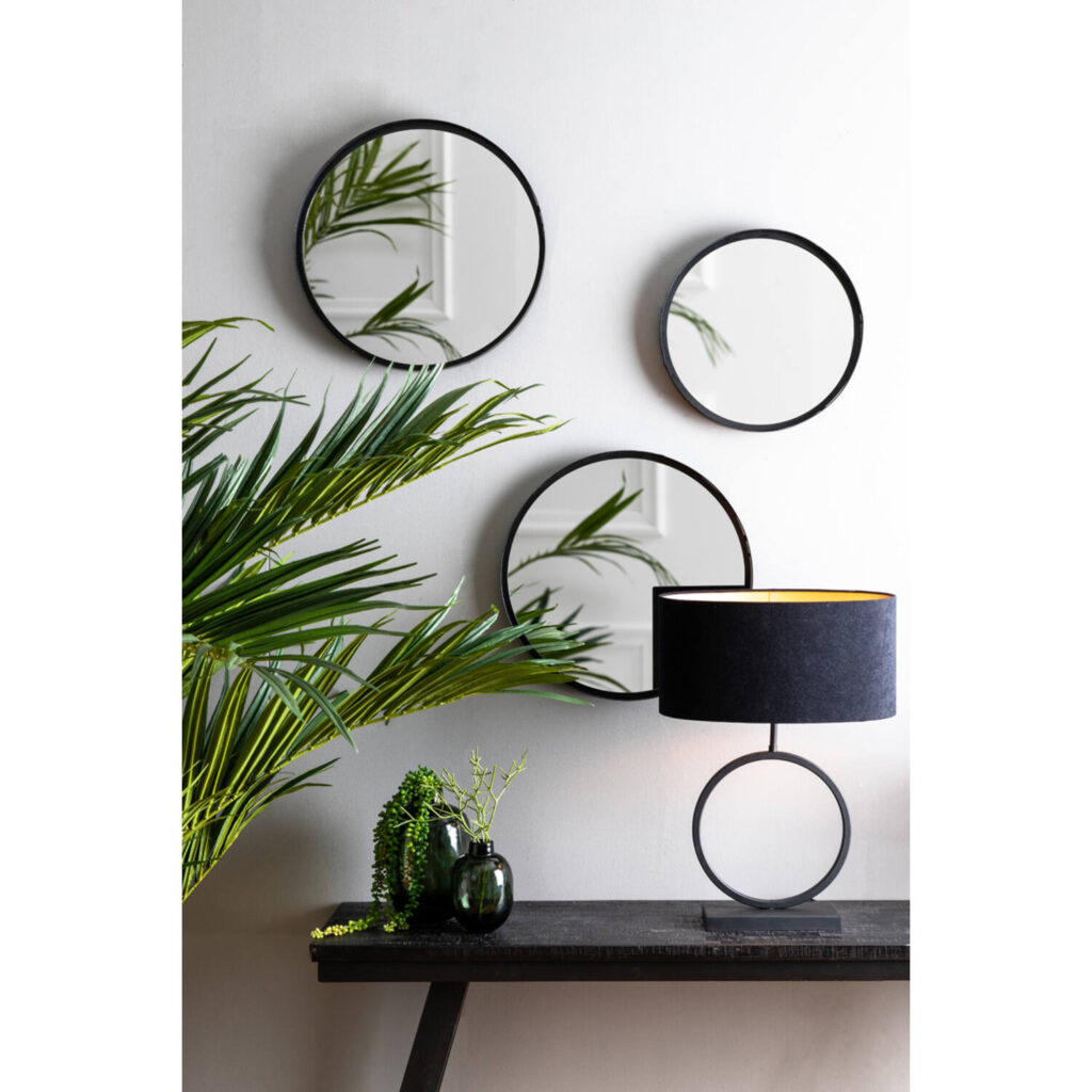 Bita Mirror Matt Black 60cm - Morgan Doyles