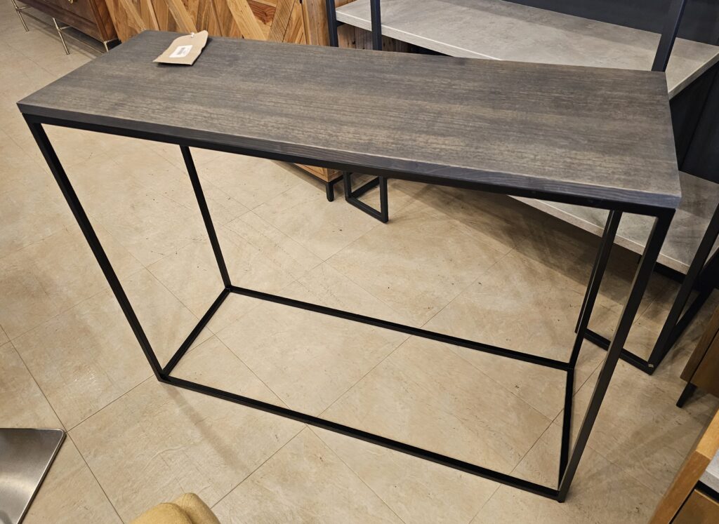 Forest Console Table Charcoal - Morgan Doyles